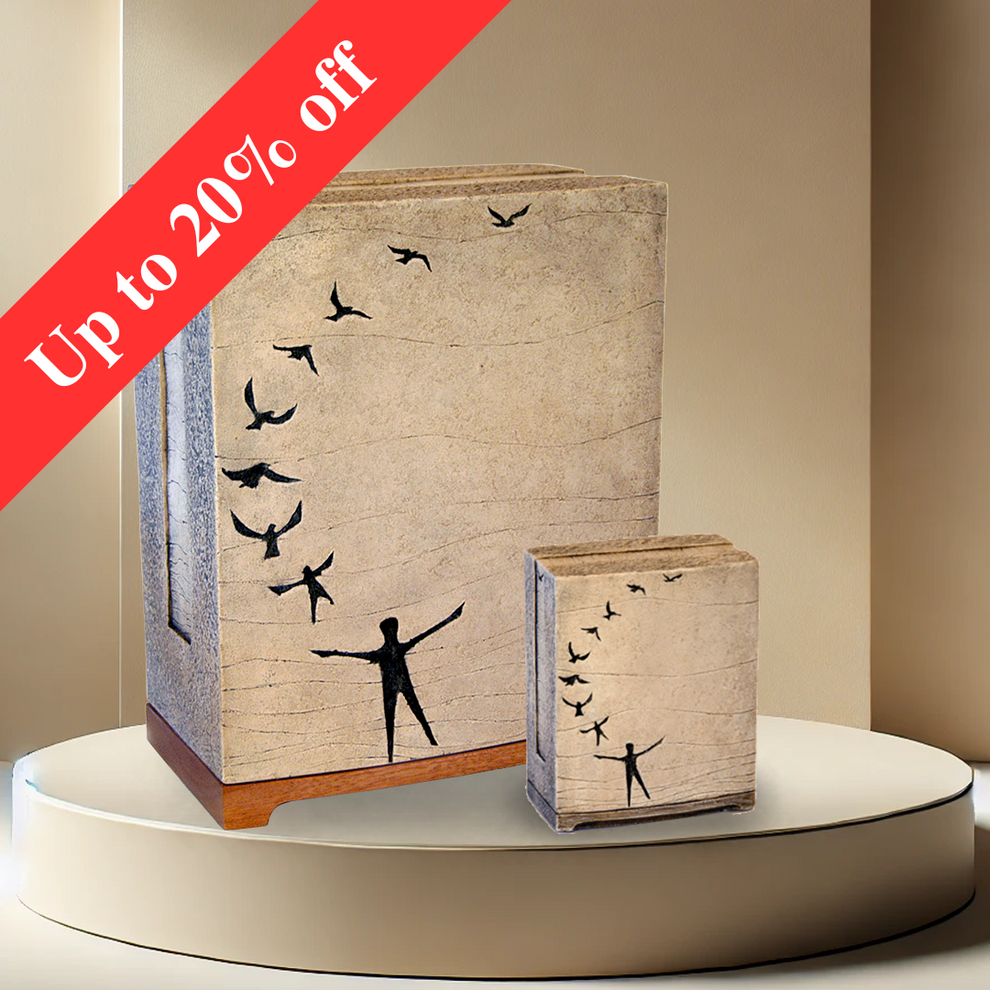 In-Flight Stone Urn – Memorial Store