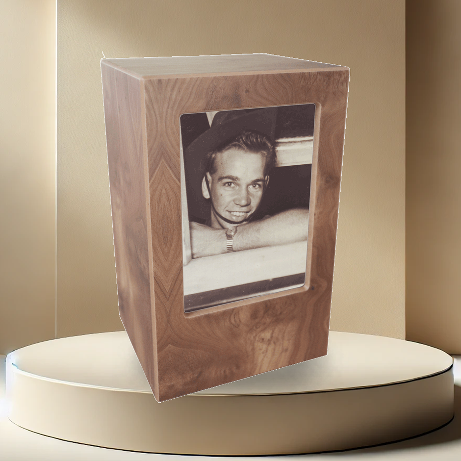 Wood & Natural Composite Urn – Memorial Store
